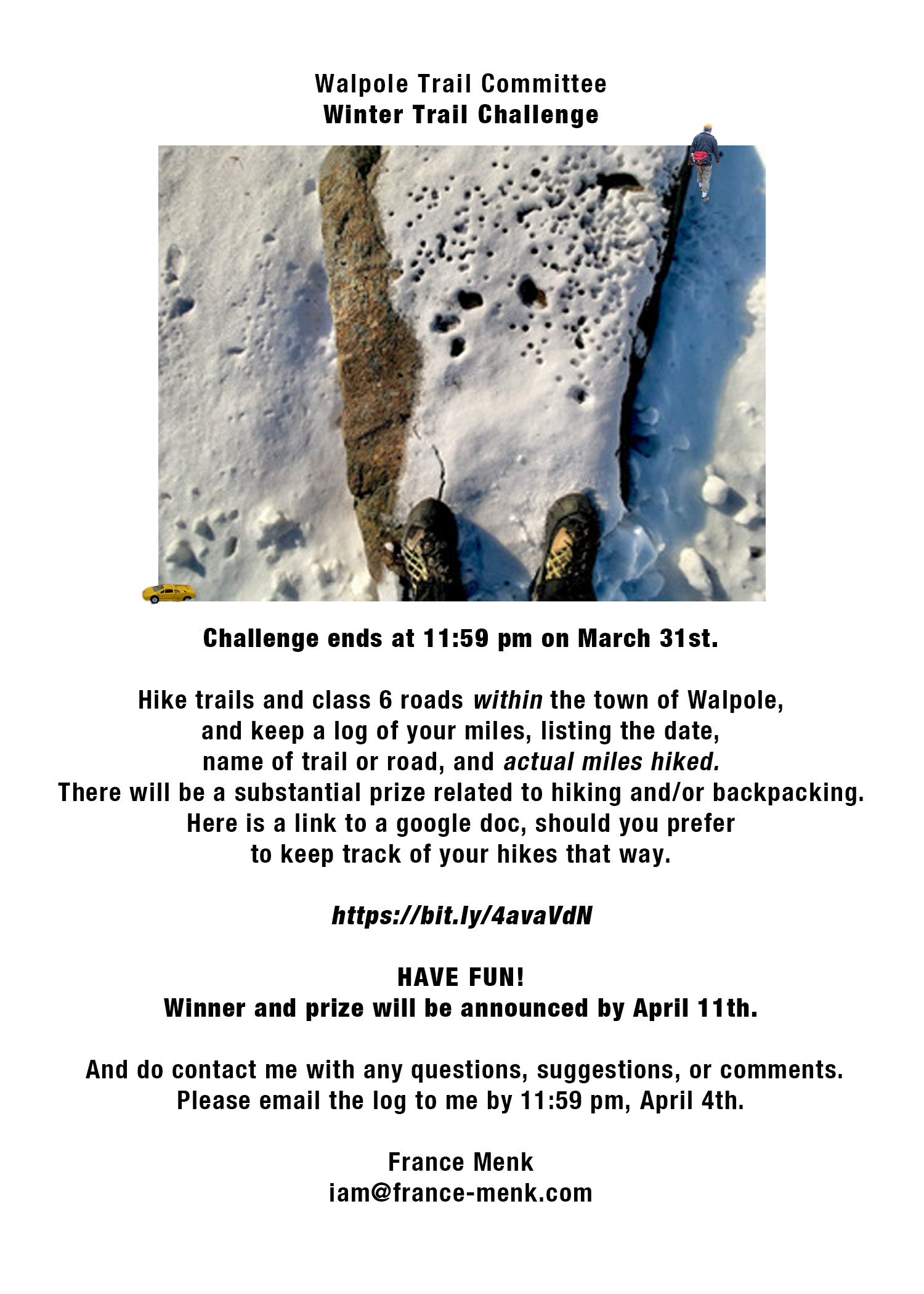 Correction: Walpole Trail Challenge | The Walpolean