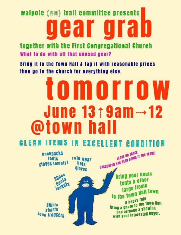 Don’t Forget: Gear Grab Tomorrow – 6/13/26 | The Walpolean